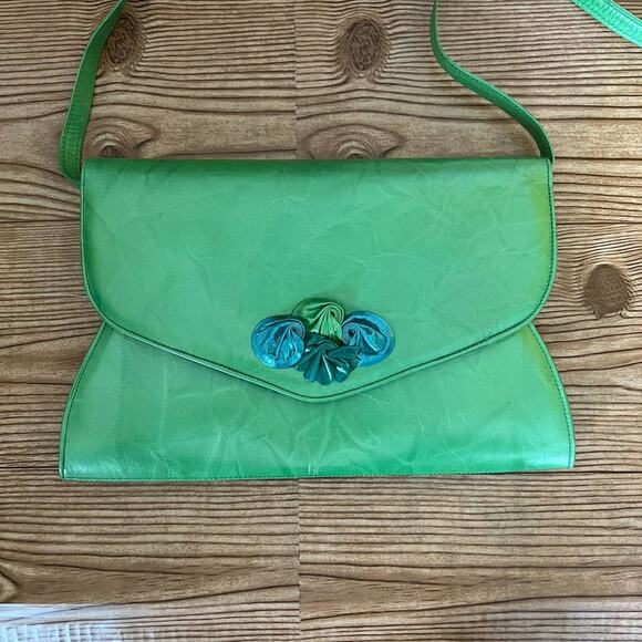 Adrienne | Bags | Vintage Green Purse By Adrienne Made In Spain ...